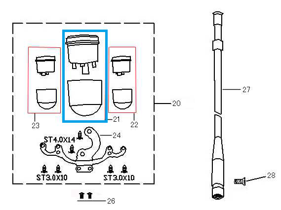 RECAMBIOS ALPINA LORETO 50 cc - 125 cc
